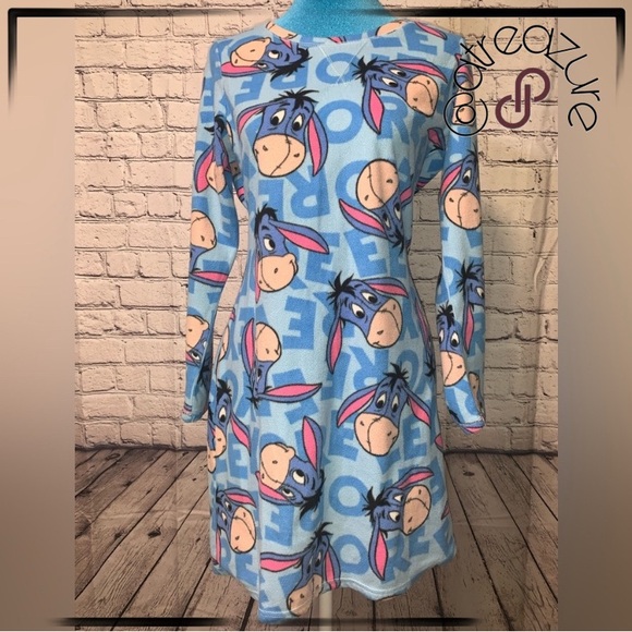 Disney | Intimates & Sleepwear | Disney Eeyore Pajama Dress | Poshmark